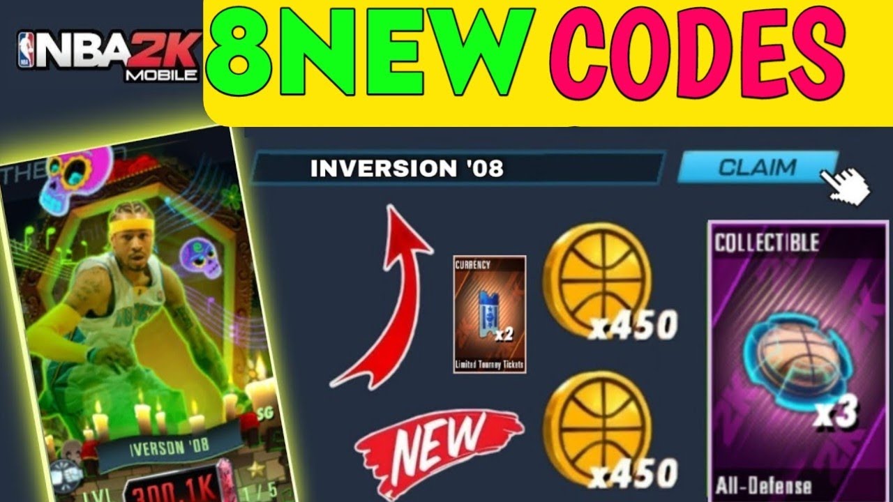 HURRY UP 🔥NBA 2K MOBILE REDEEM CODES 2023 | NBA 2K MOBILE CODES 2023 ...