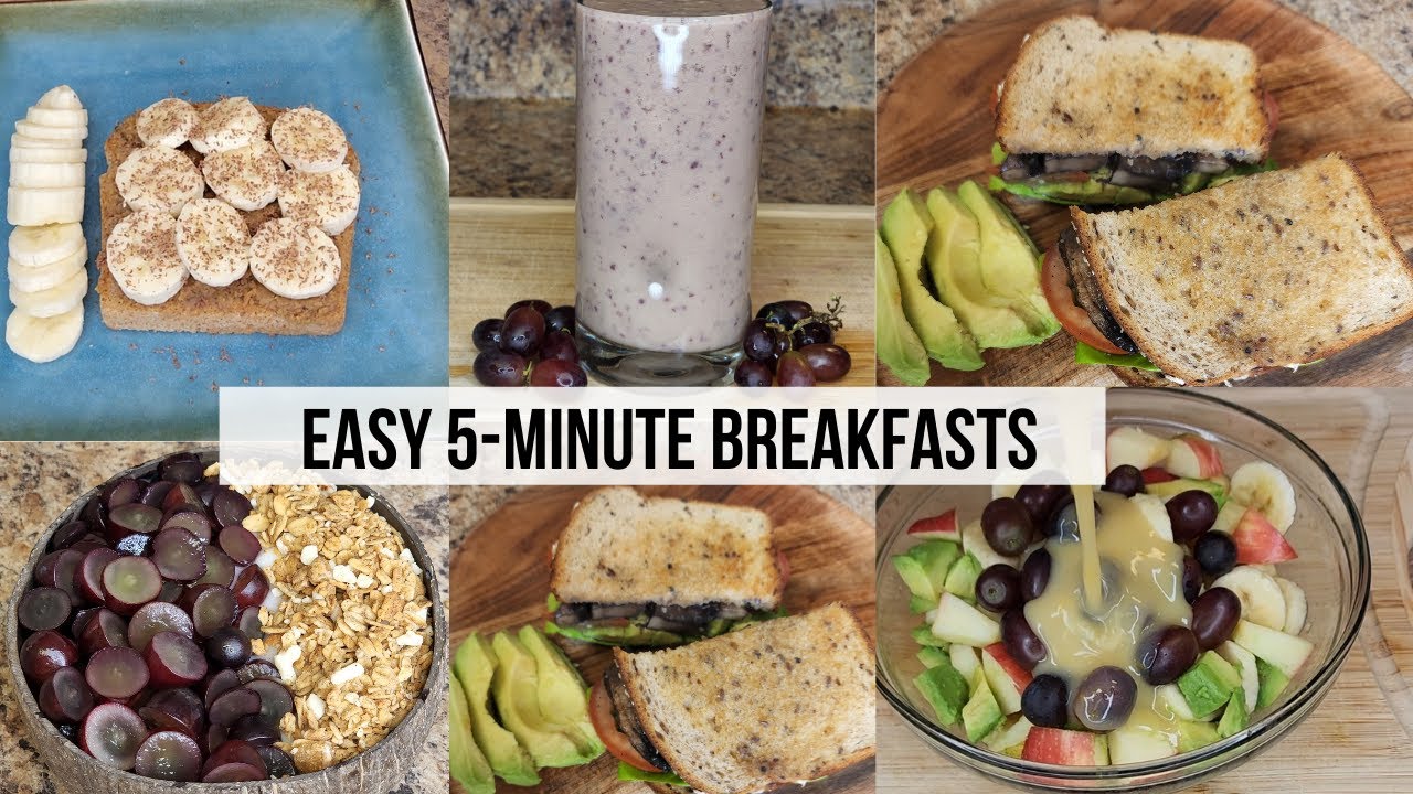 EASY 5-Minute Breakfast Ideas (Plant-based) That Heal Fibroids & Acne ...
