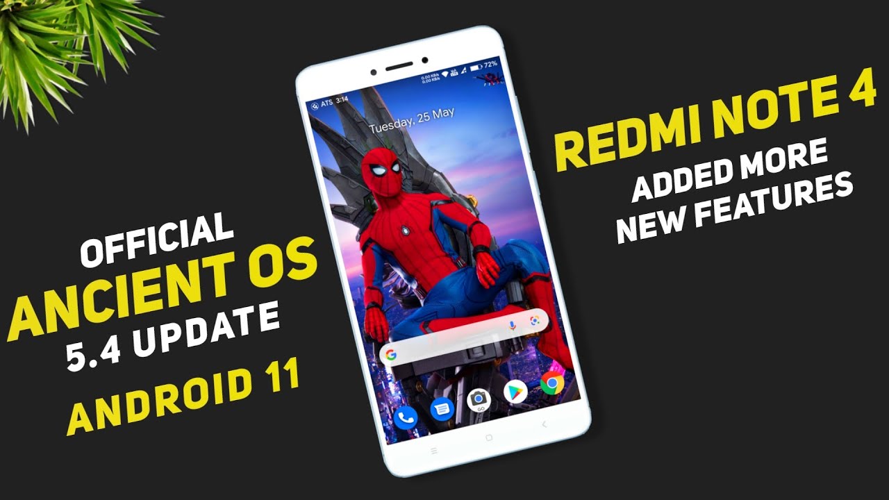 Ancient OS 5.4 Official For Redmi Note 4 | Android 11 | Settings Style ...