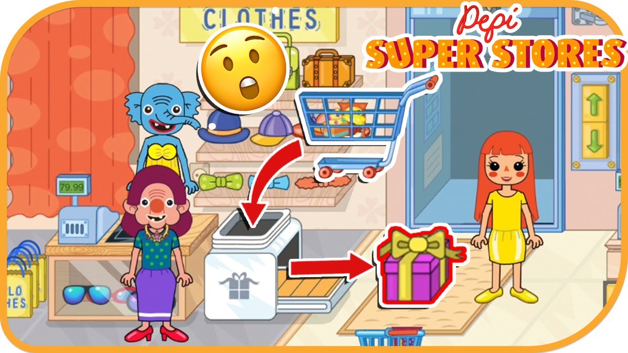 Package shopping cart?! | Pepi Super Stores #23 | 🎄 Christmas 🎄 | Pepi ...