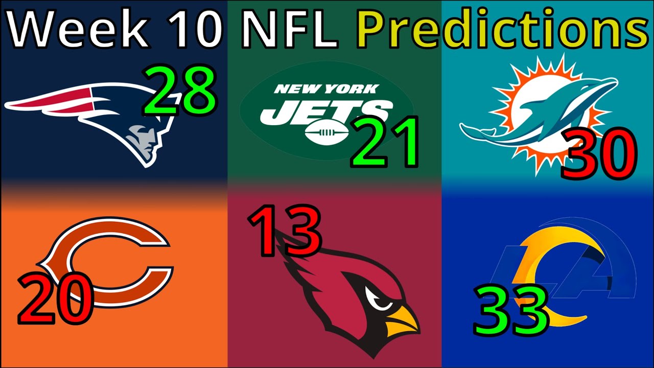 2024 NFL Week 10 PREDICTIONS (With Scores) - YouTube