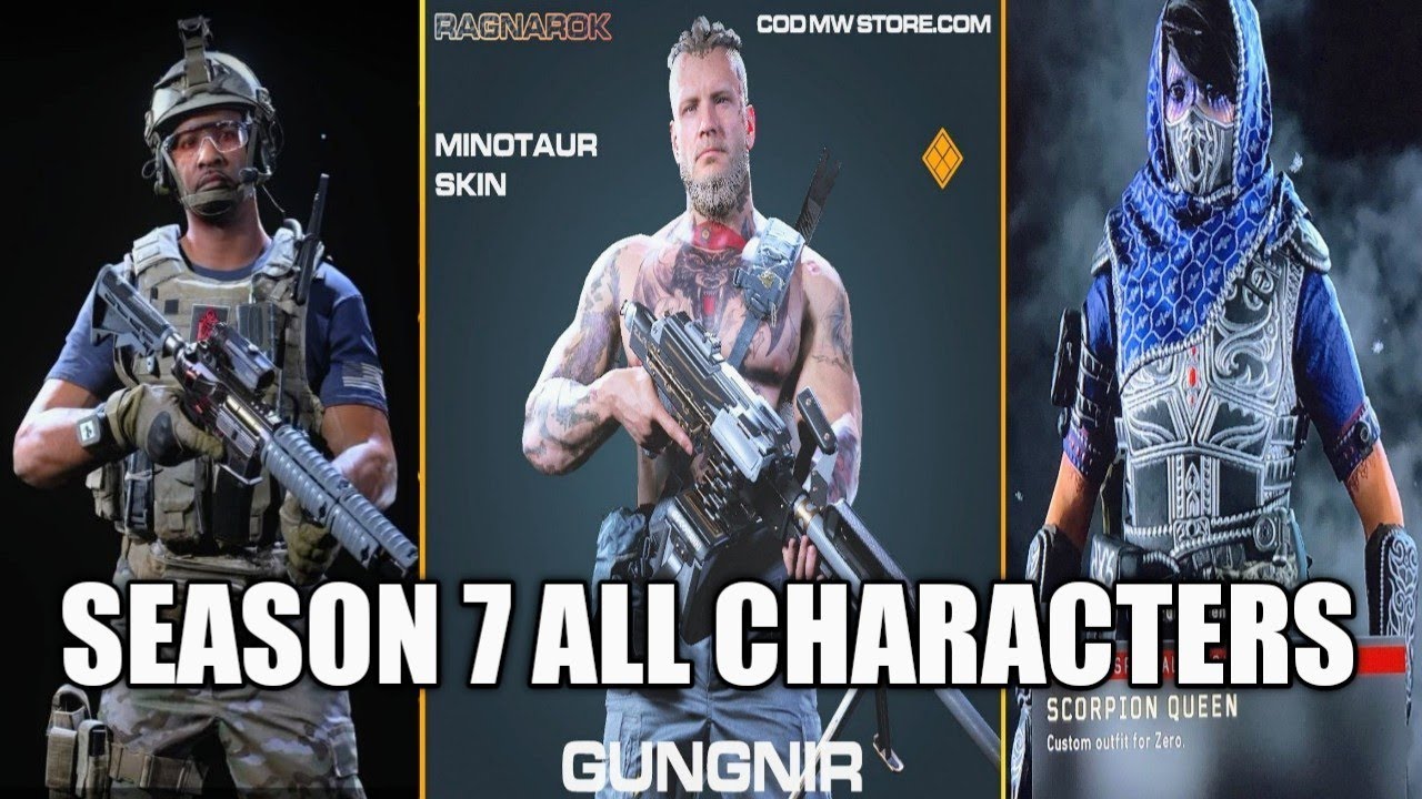 Season 7 all characters skins Cod mobile| CONFIRMED Battlepass ...