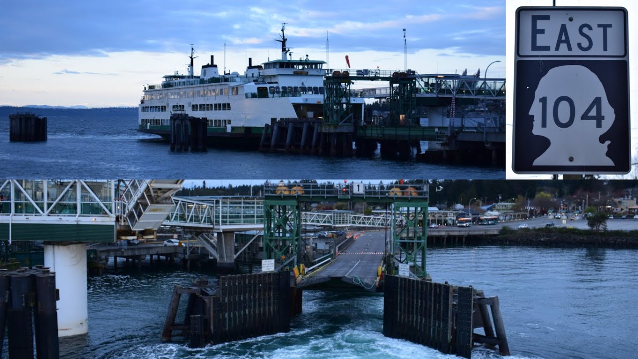 WSF M/V Cathlamet Departing Kingston - YouTube