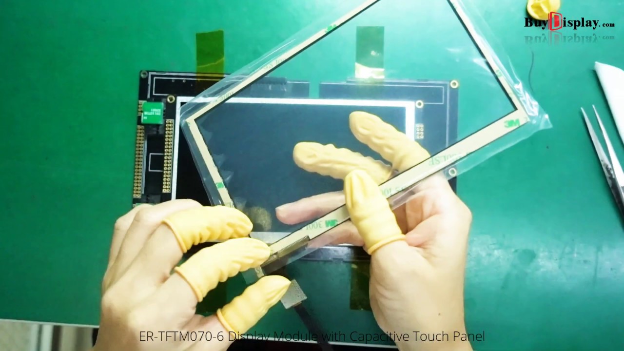 Instruction for how to attach the Capacitive Touch Panel to TFT Display ...
