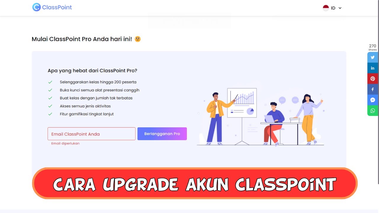 CARA UPGRADE AKUN CLASSPOINT - YouTube