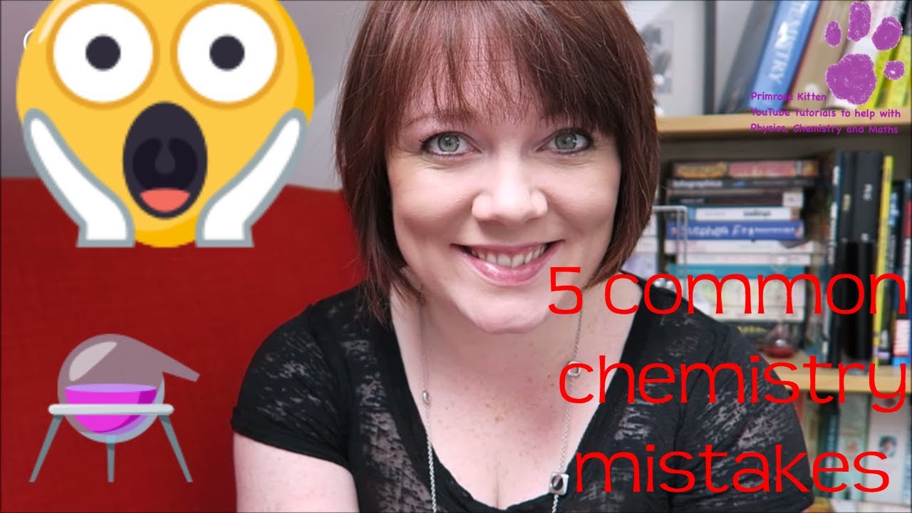 5 most common mistakes in a chemistry exam - YouTube