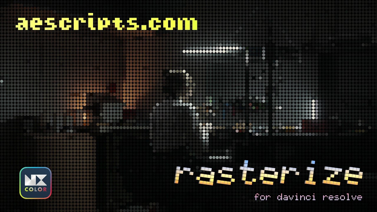 Rasterize for DaVinci Resolve - YouTube