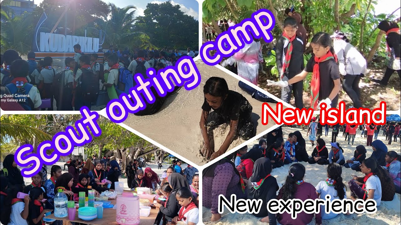 Cub scout outing camp held at Kudarikilu | kendhoo school, Maldives ...