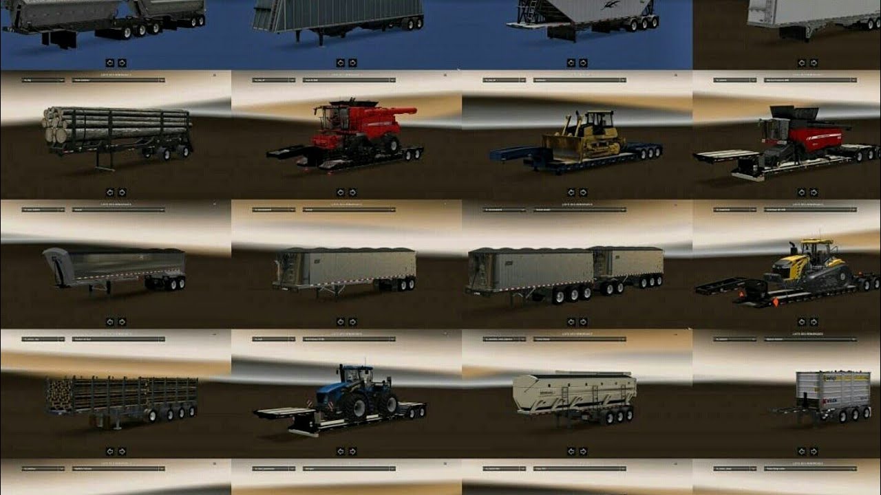 Trailer pack with Double Trailers for ATS 1.6 and 1.28 | ATS MODS - YouTube