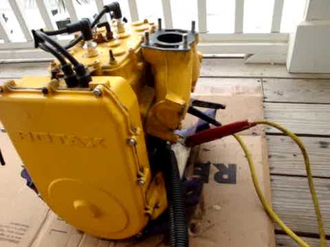 yellow 580 seadoo motor twin carbs - YouTube