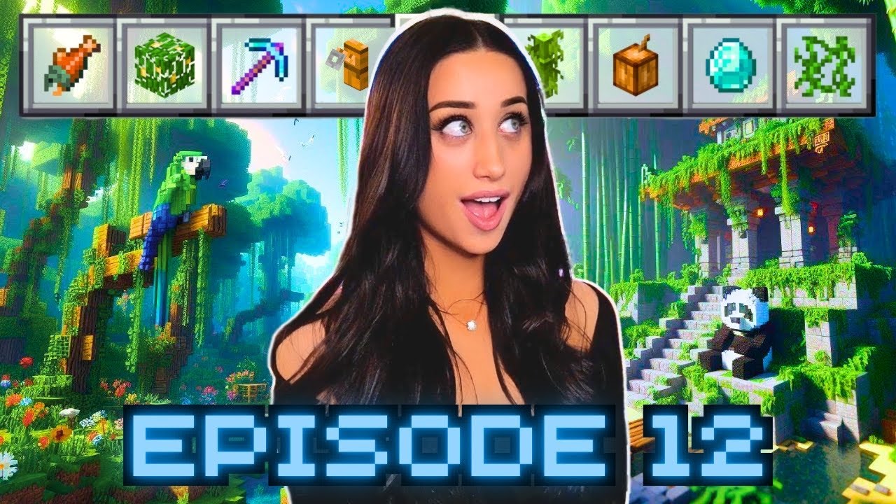 The JUNGLE 🌴🐼... Episode #12 (Minecraft Survival Series) - YouTube