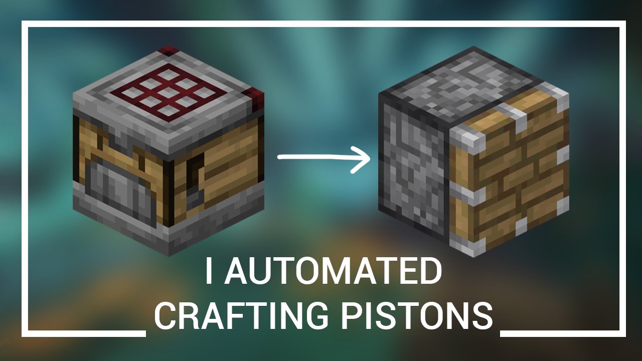 Using The New 1.21 Crafter to Make a Piston Factory - YouTube