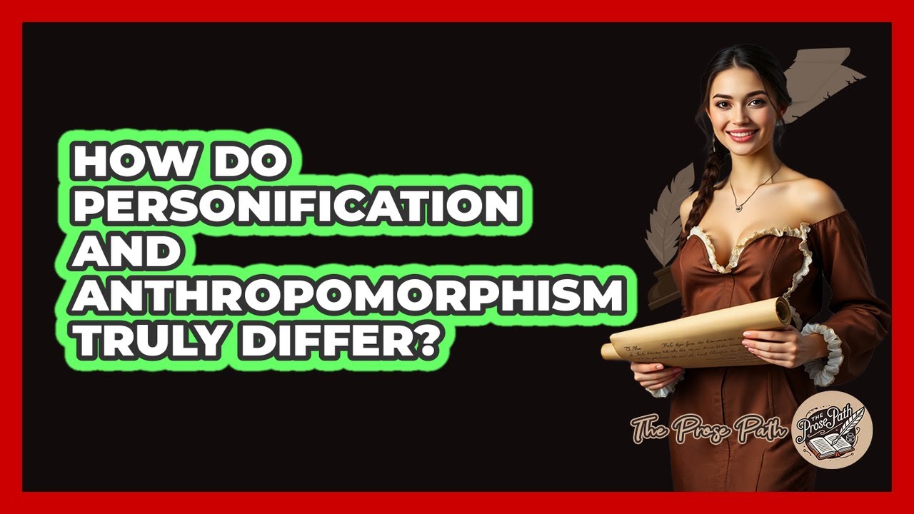 How Do Personification And Anthropomorphism Truly Differ? - The Prose ...