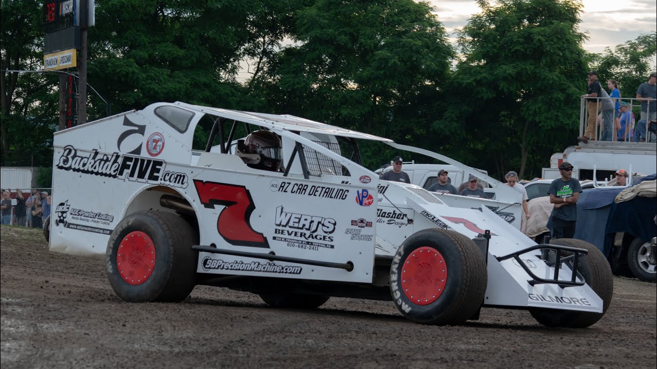 Brett Gilmore On-Board 358 Modified at Grandview Speedway July 11, 2020 ...