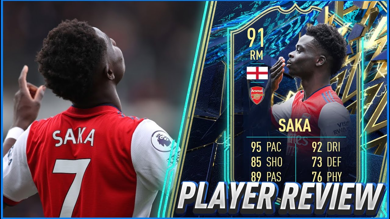 ES TAN BUENO? 91 BUKAYO SAKA TOTS EQUIPO DE LA TEMPORADA OBJETIVOS ...