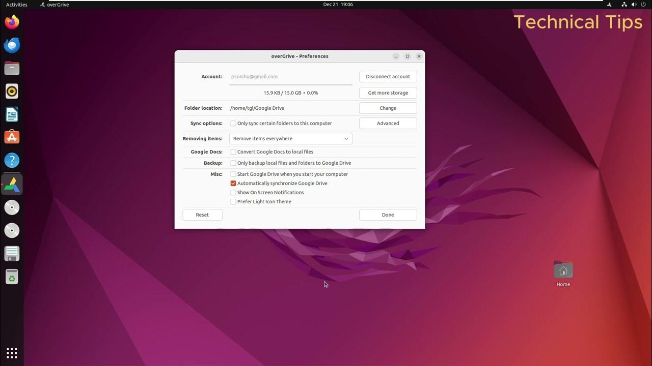 Sync Google Drive on Linux with overGrive | Complete Step-by-Step Tutorial - YouTube