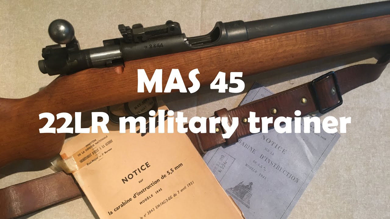 MAS 45 (aka Carabine D'Instruction Modèle 1945) - YouTube