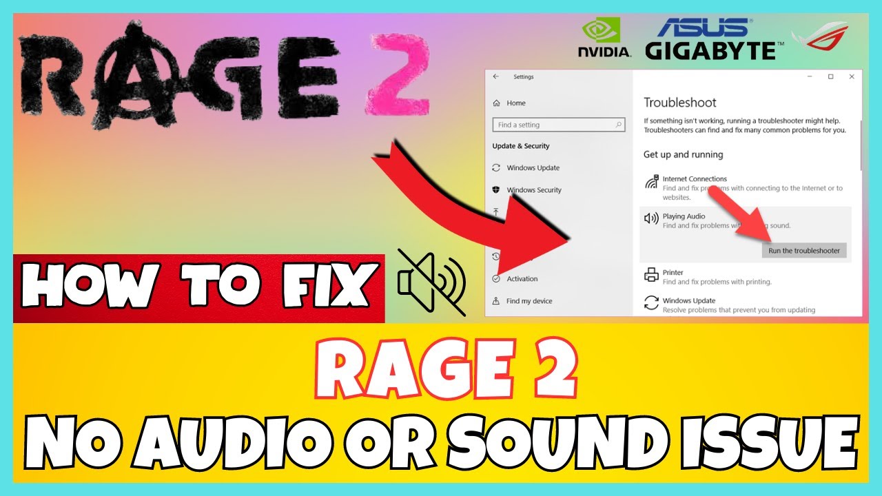 How to Fix Rage 2 No Audio/ Sound Problem ! 2023 #Latest - YouTube