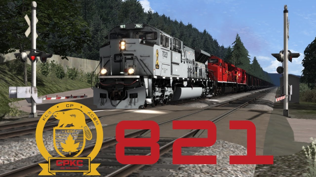 Train Simulator Classic CPKC Coal Train 821 From Thunder Bay, ON To ...