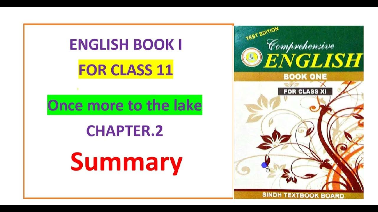Once more To The Lake Summary | Unit 2 | 11 Class New English Book ...