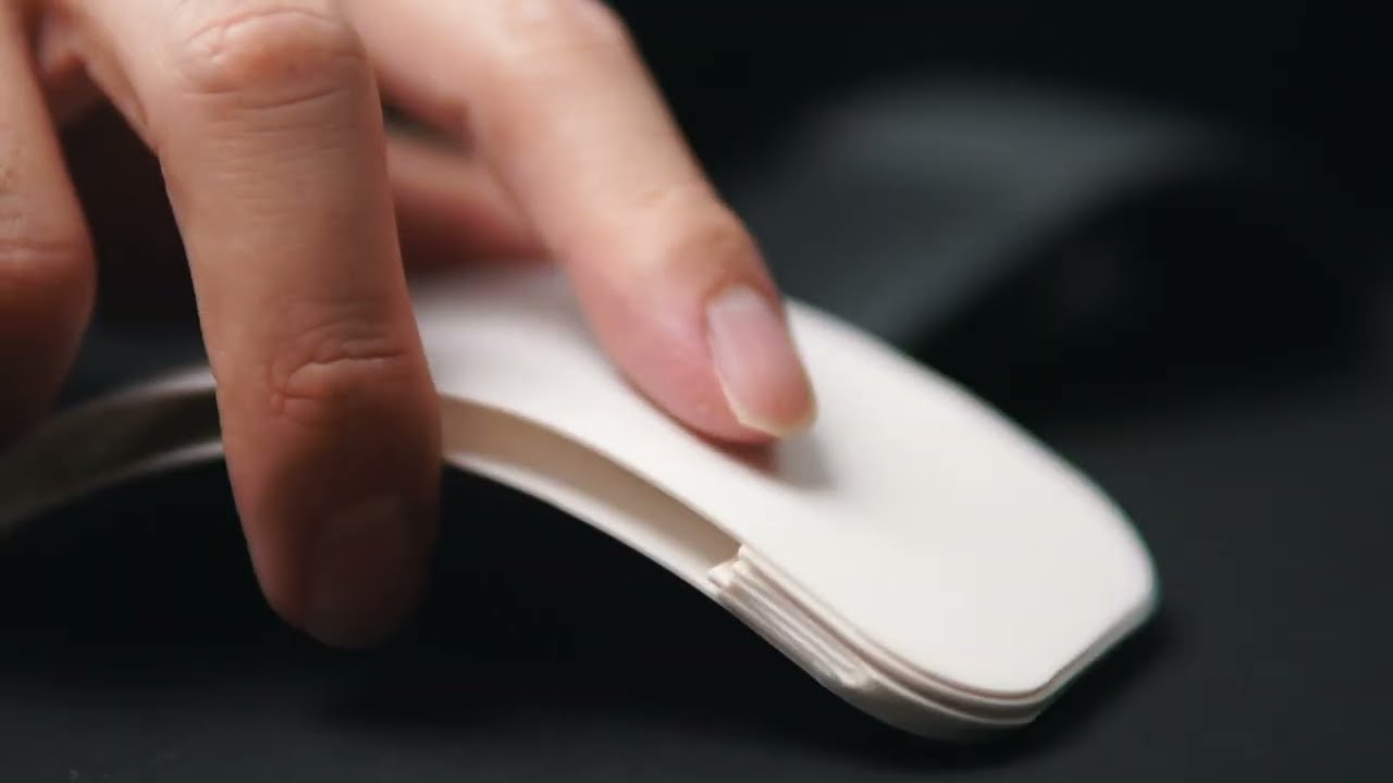 Microsoft Arc Mouse Touch Mouse Mechanism Invention - YouTube