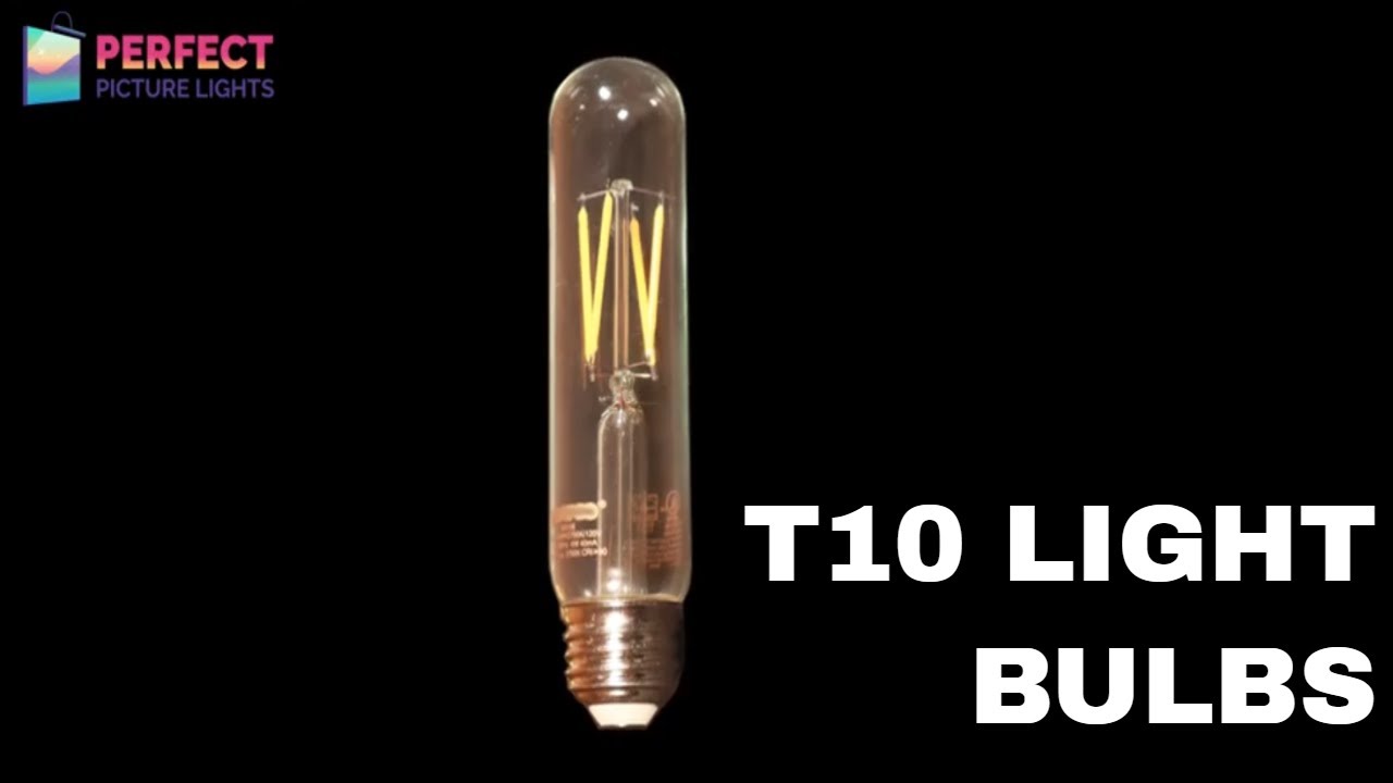 Picture Light T10 Light Bulbs - Incandescent and LED - YouTube