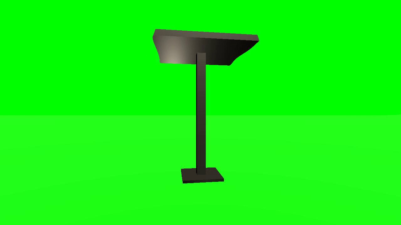 green screen effects:83029 Bar Table Pure Nature Black Central Base ...