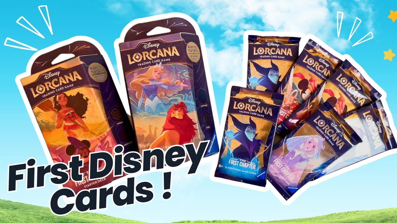 First Lorcana Disney Cards opening ! - YouTube