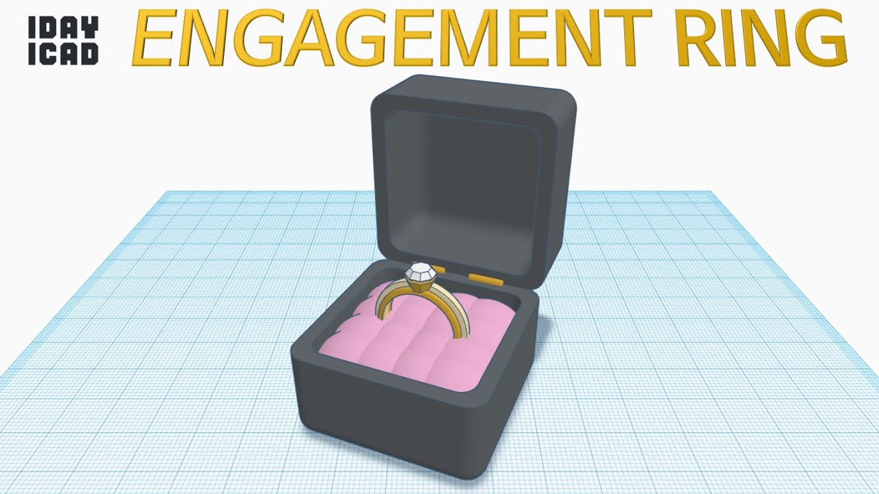 [1DAY_1CAD] ENGAGEMENT RING (Tinkercad : Know-how / Style / Education ...