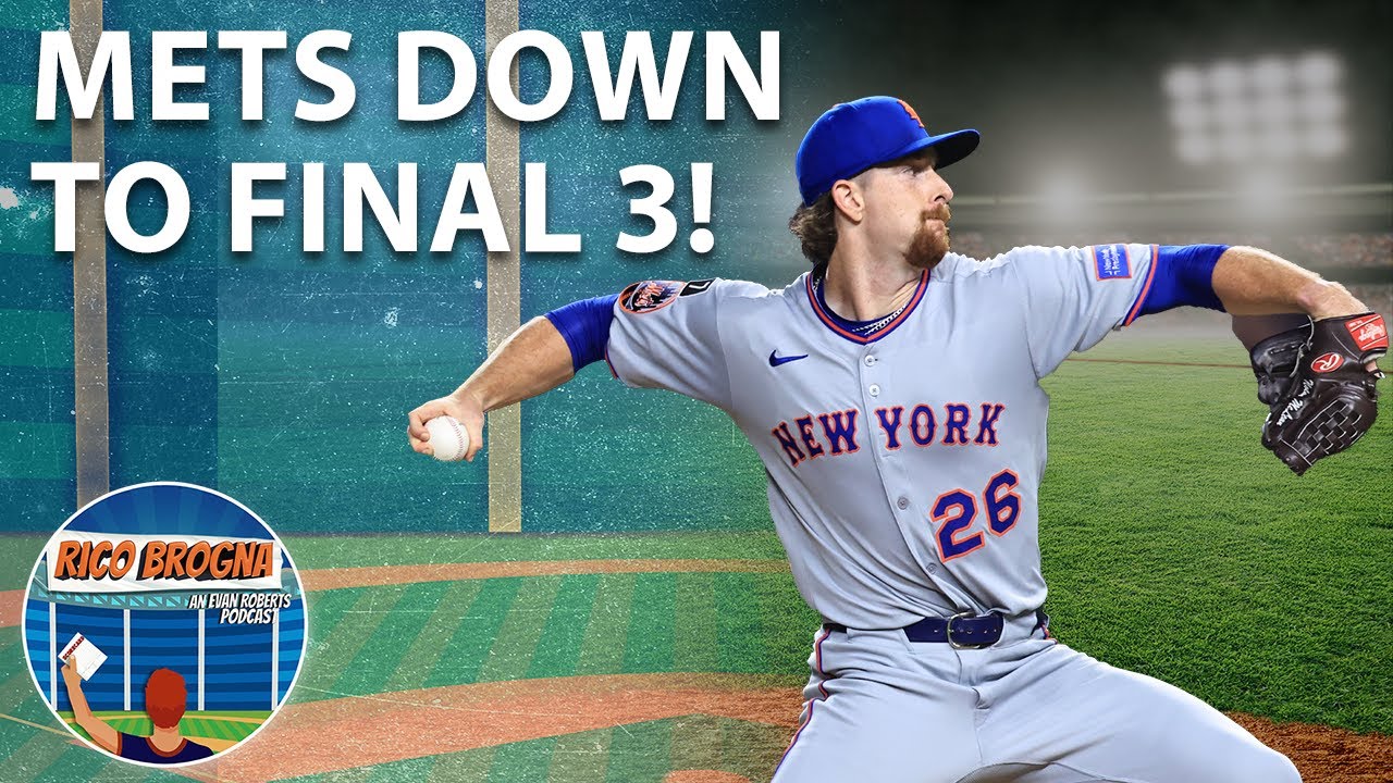 New York Mets Have 3 Games Left To 2025 Season - Rico Brogna Episode ...