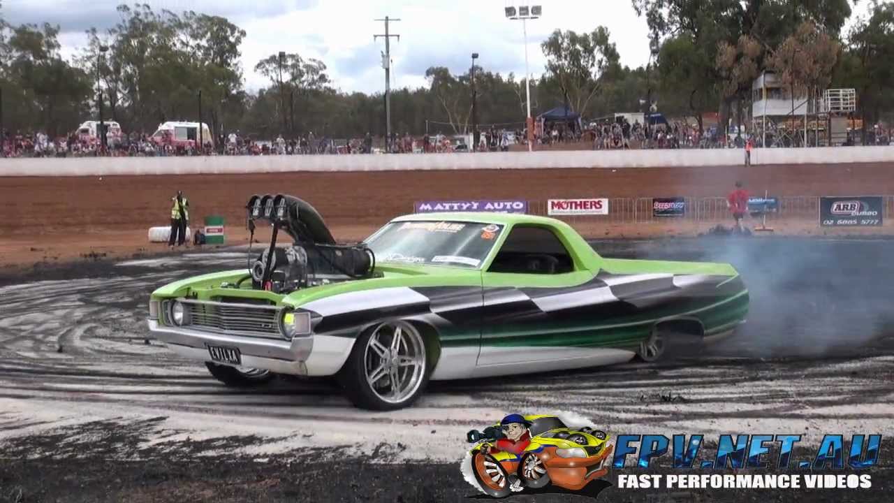 EVILXA PETER GRMUSA BLOWN V8 UTE 2ND PLACE AT NSW PRO BURNOUTS 2013 ...