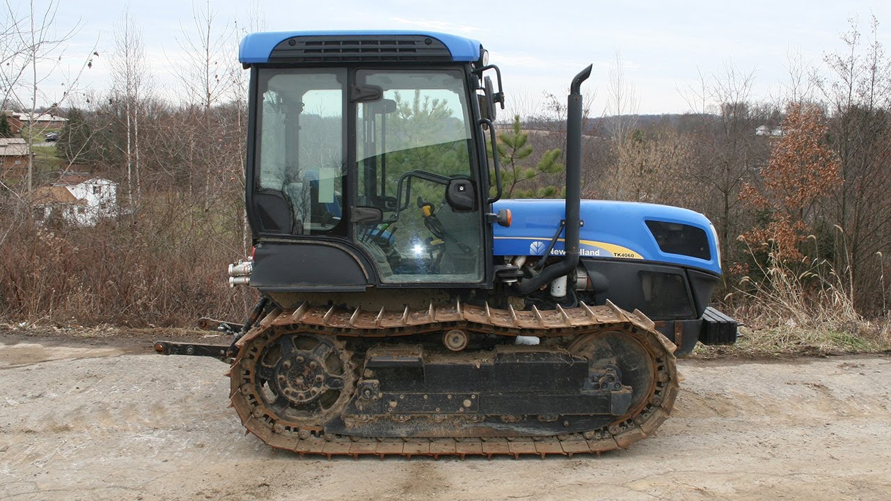 2014 New Holland TK4060 Tracked Tractor 100HP 4cyl Diesel - YouTube