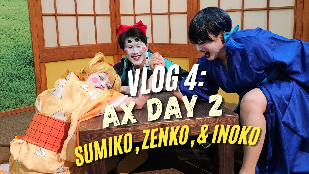 Vlog 4: Anime Expo Day 2 - Sumiko, Zenko, & Inoko (LA) 2/4 - YouTube