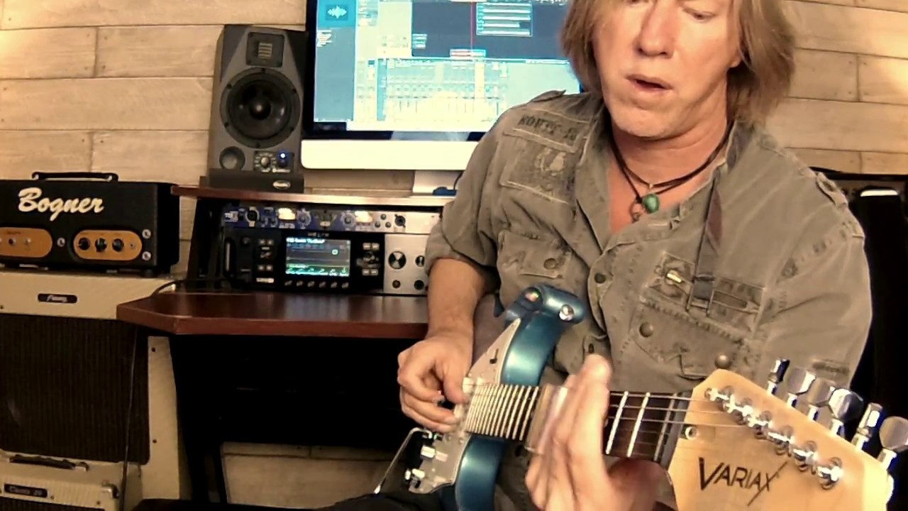 Robbie Calvo - Line 6 - Helix Rack - JTV69 Variax - YouTube