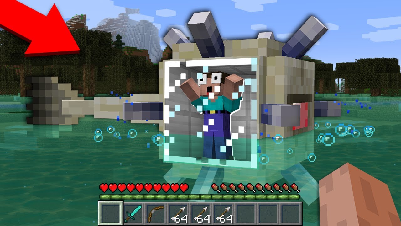 HOW WILL the NOOB GET OUT of UNDERWATER MONSTER in Minecraft? Noob vs ...