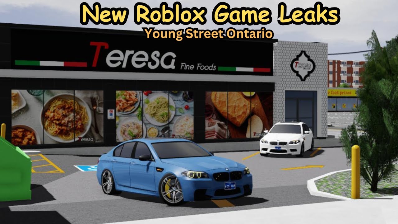 New Roblox Car Game Map Leaks | Young Street Ontario - YouTube