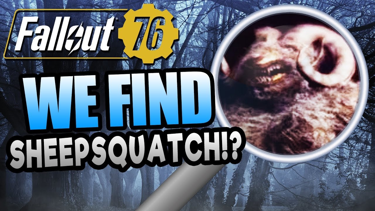 WE FIND SHEEPSQUATCH?! 😱 Part 31 | Funny Fallout 76 Gameplay - YouTube