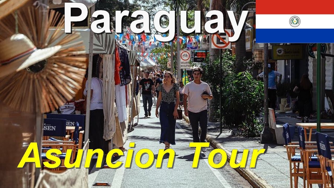 Asunción Capital: Walking tour downtown streets - YouTube