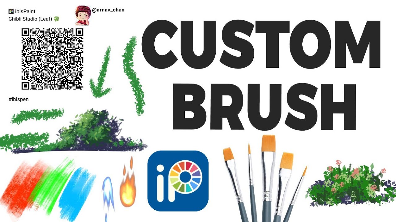 HOW To Make ibisPaint Custom Brush? - YouTube