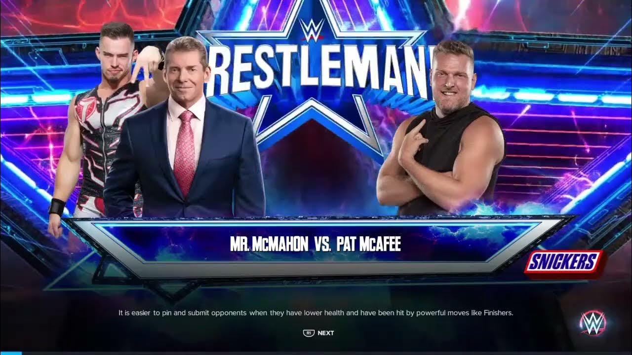 WrestleMania 38 "Sunday" (Match 8) Vince McMahon vs Pat McAfee - YouTube