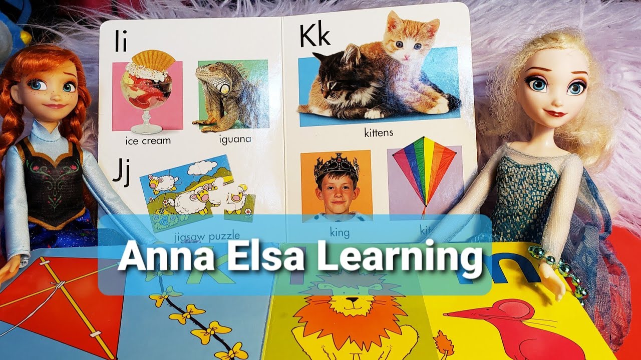 Disney Frozen - Queen Elsa Anna ABCD alphabet contest and letters ...