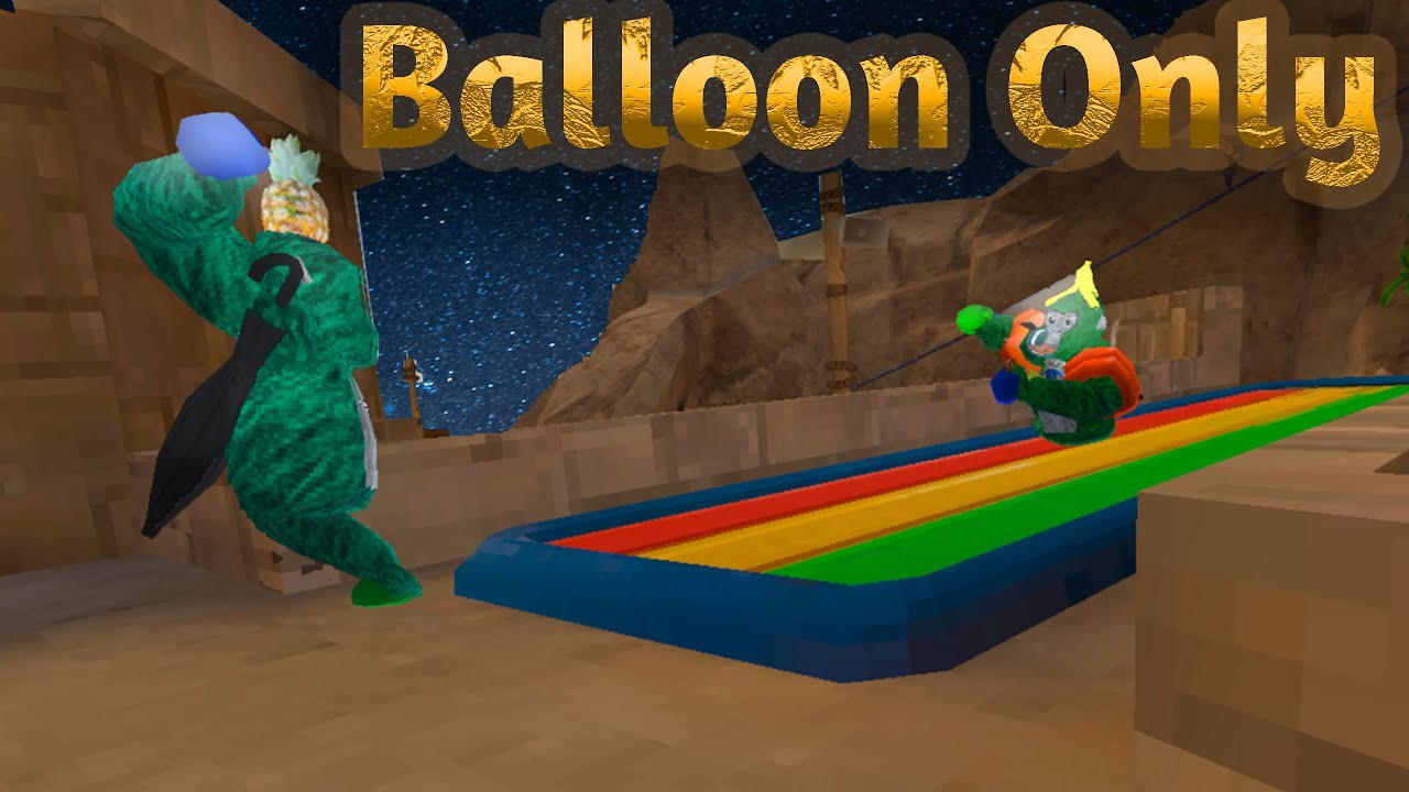 Balloons only in paintball - YouTube