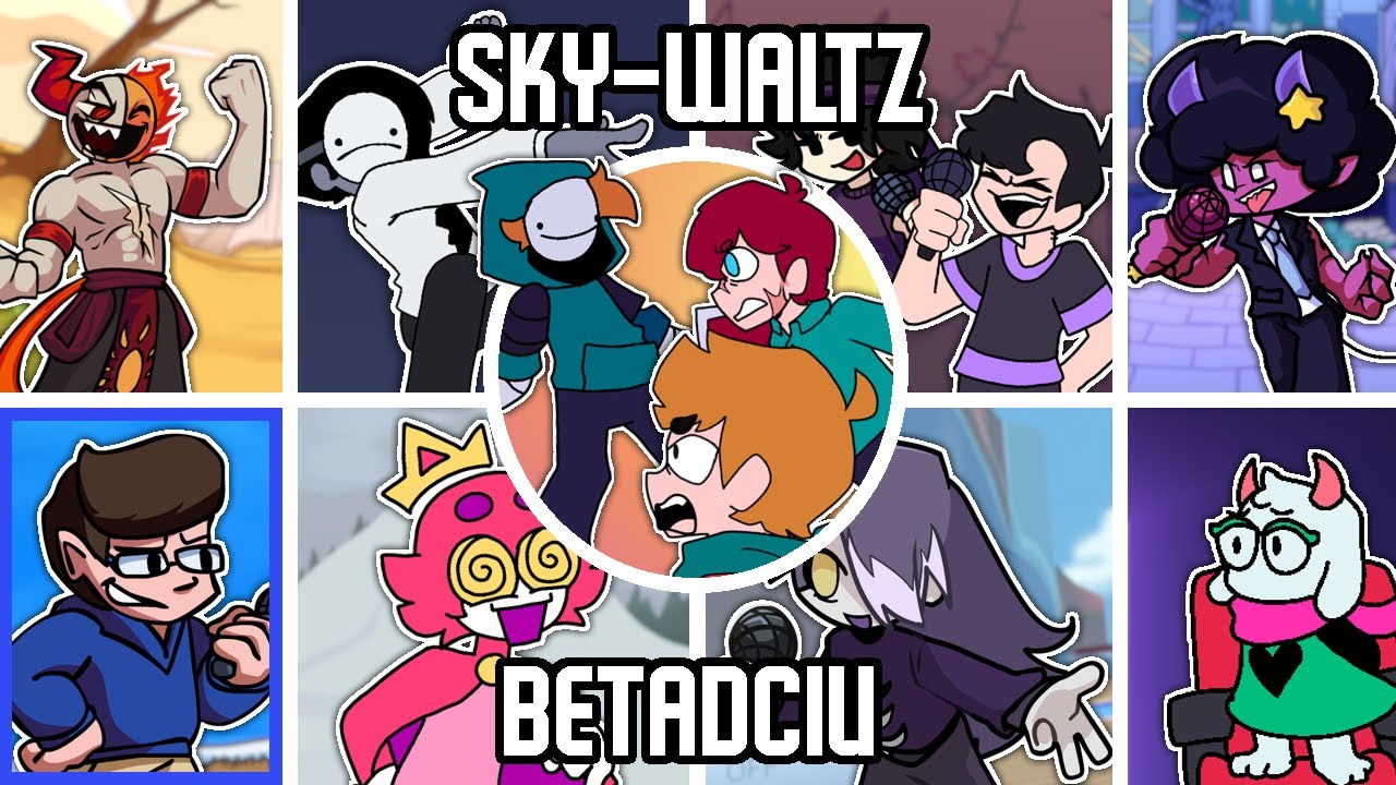 Sky Waltz But Everyone Sings! (Seek's MCYT FNF Mod BETADCIU) - YouTube