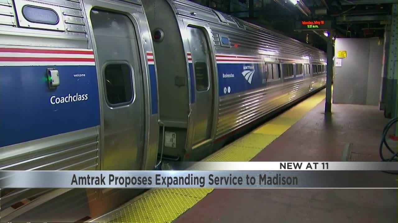 Amtrak Proposes Expanding Service to Madison - YouTube