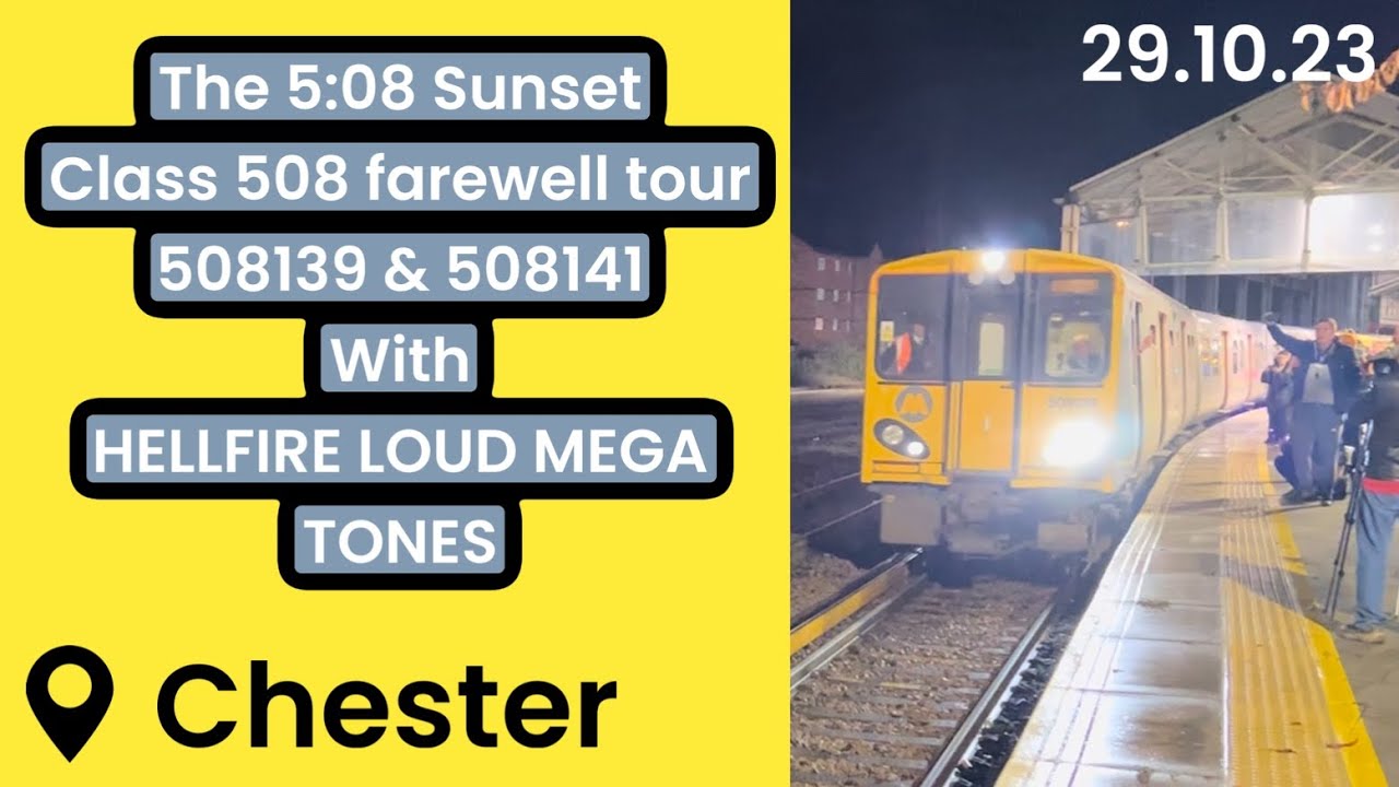 Class 508 PEP Farewell with LOUD CRAZY MEGA TONES! - YouTube