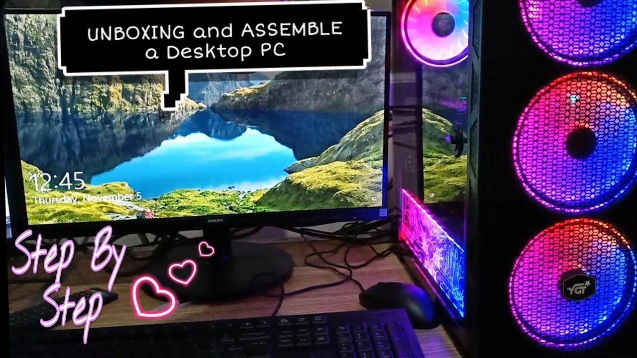 UNBOXING and Assemble a Desktop PC | Step by Step - YouTube