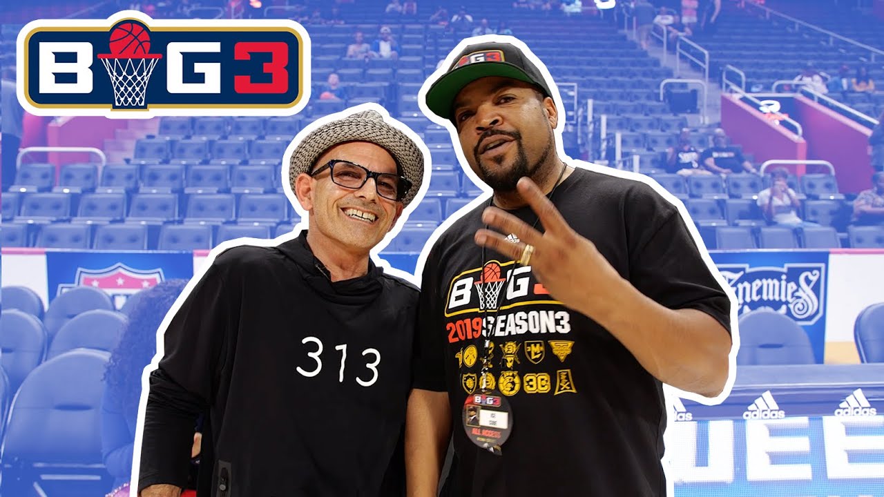 Ice Cube Comes to Detroit for Big 3's Opening Weekend - YouTube