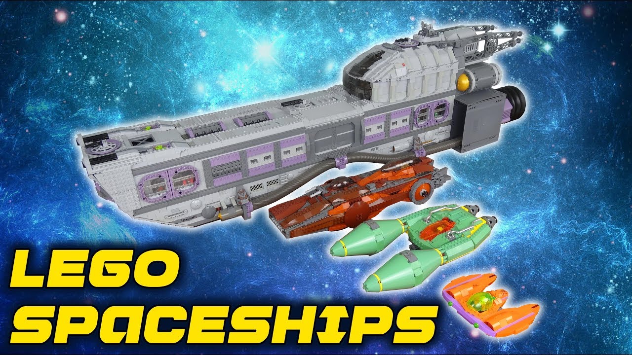 My Custom Lego Spaceship Collection! - YouTube