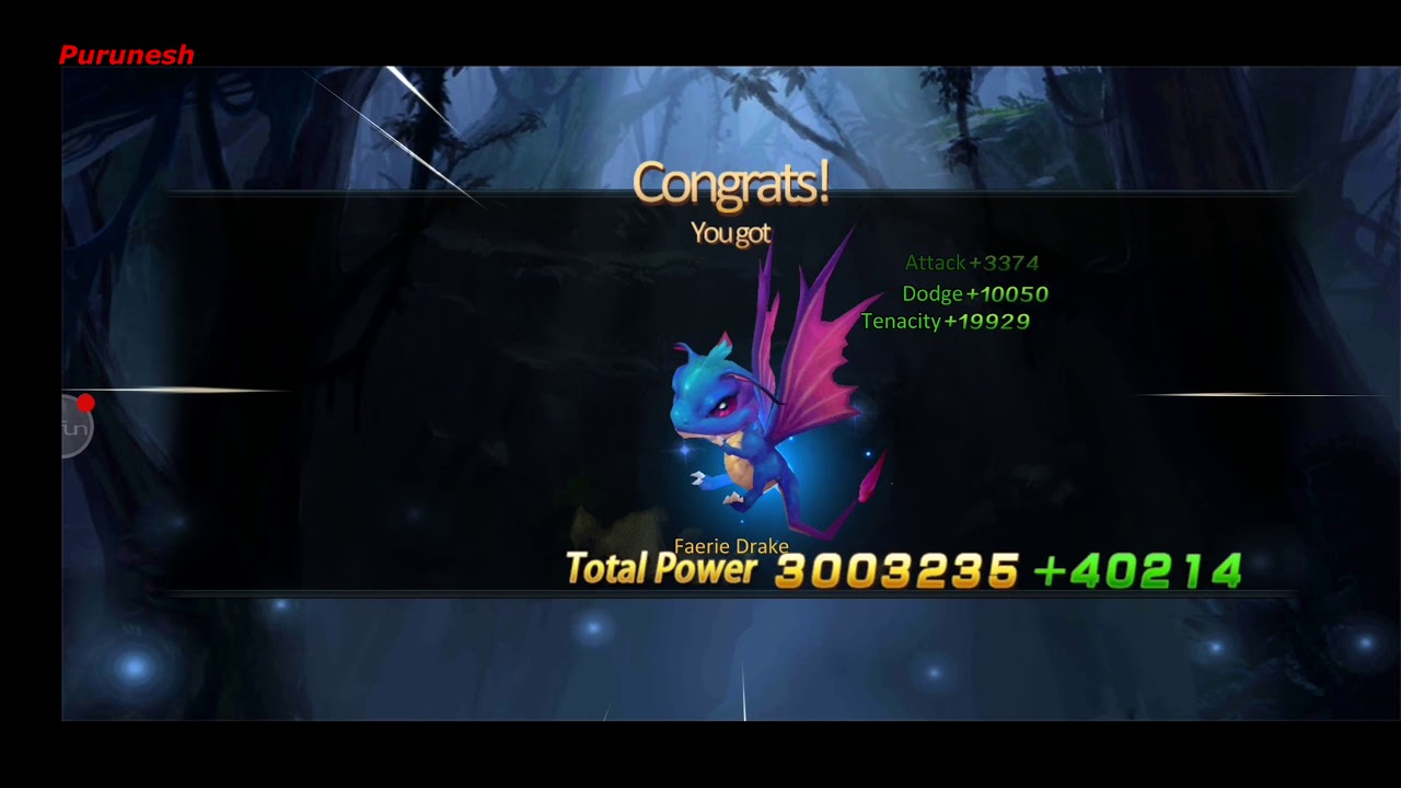 Armored God - Obtained Faerie Drake Pet - YouTube
