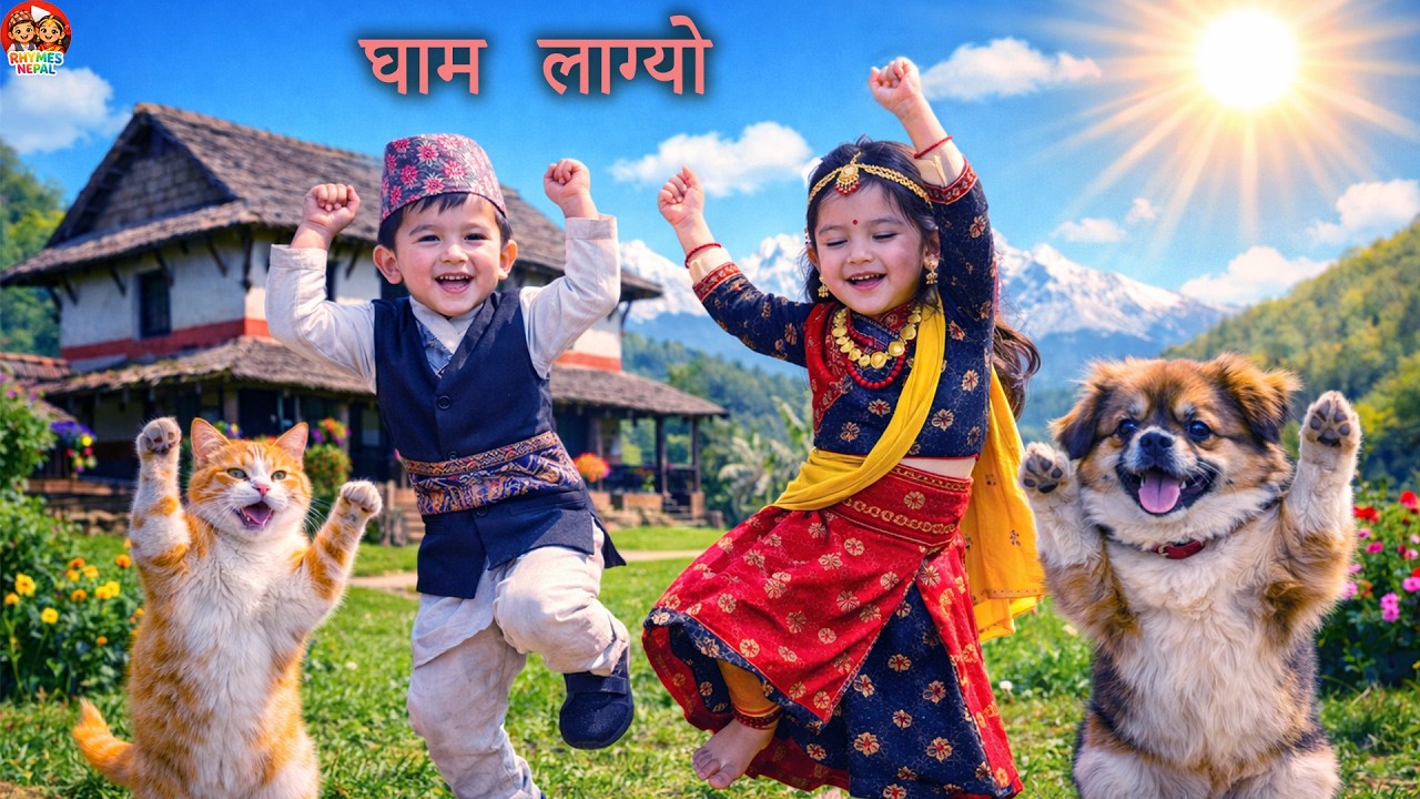 Gham Lagyo | घाम लाग्यो | New Nepali Kids Song | Rhymes Nepal 2026 ...